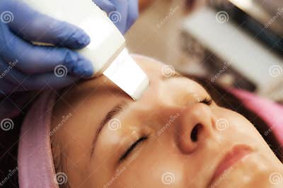 Face peeling stock photo. Image of white, delicate, woman - 26701852