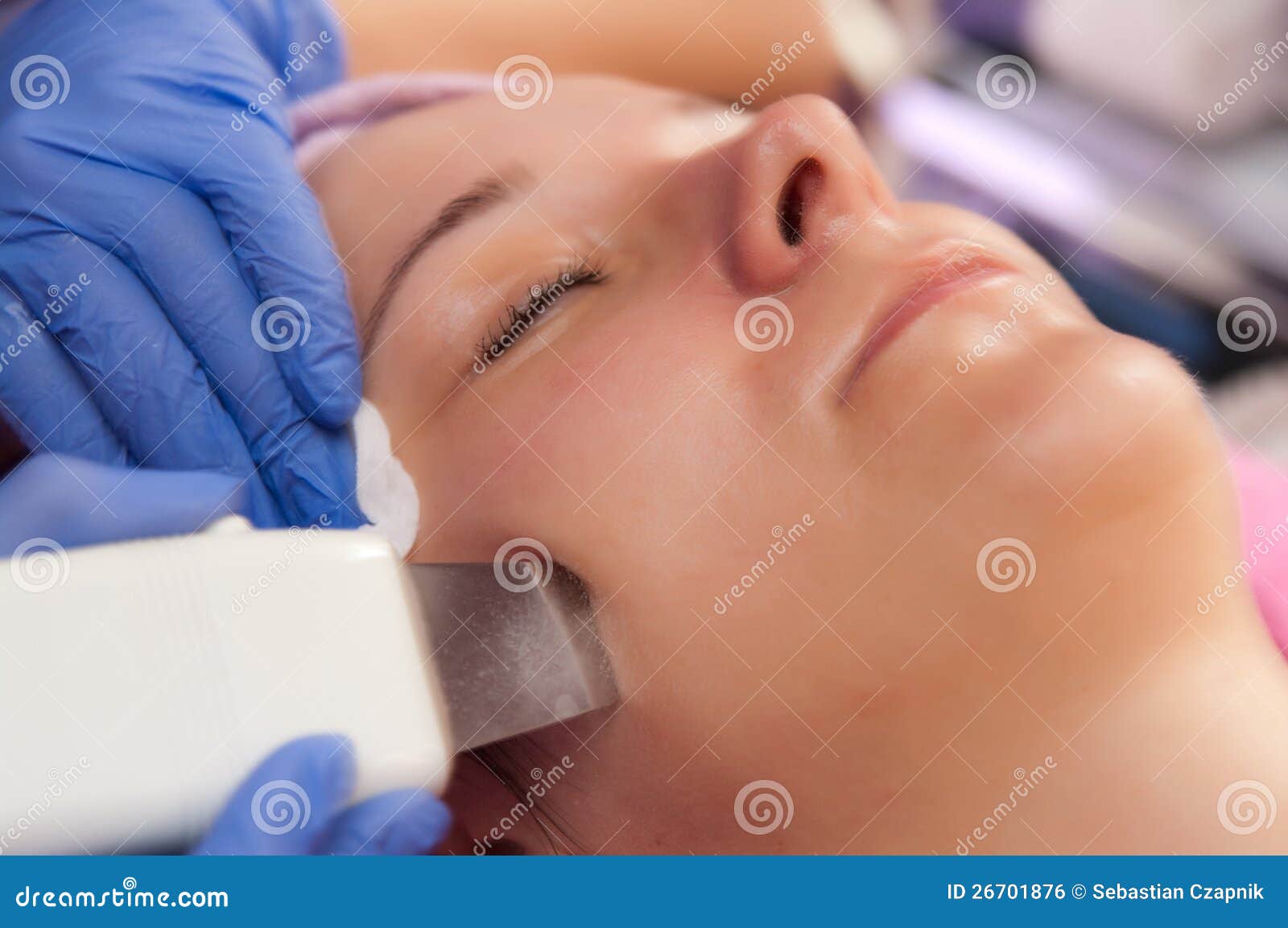 Face peeling stock photo. Image of women, caucasian, adult - 26701876