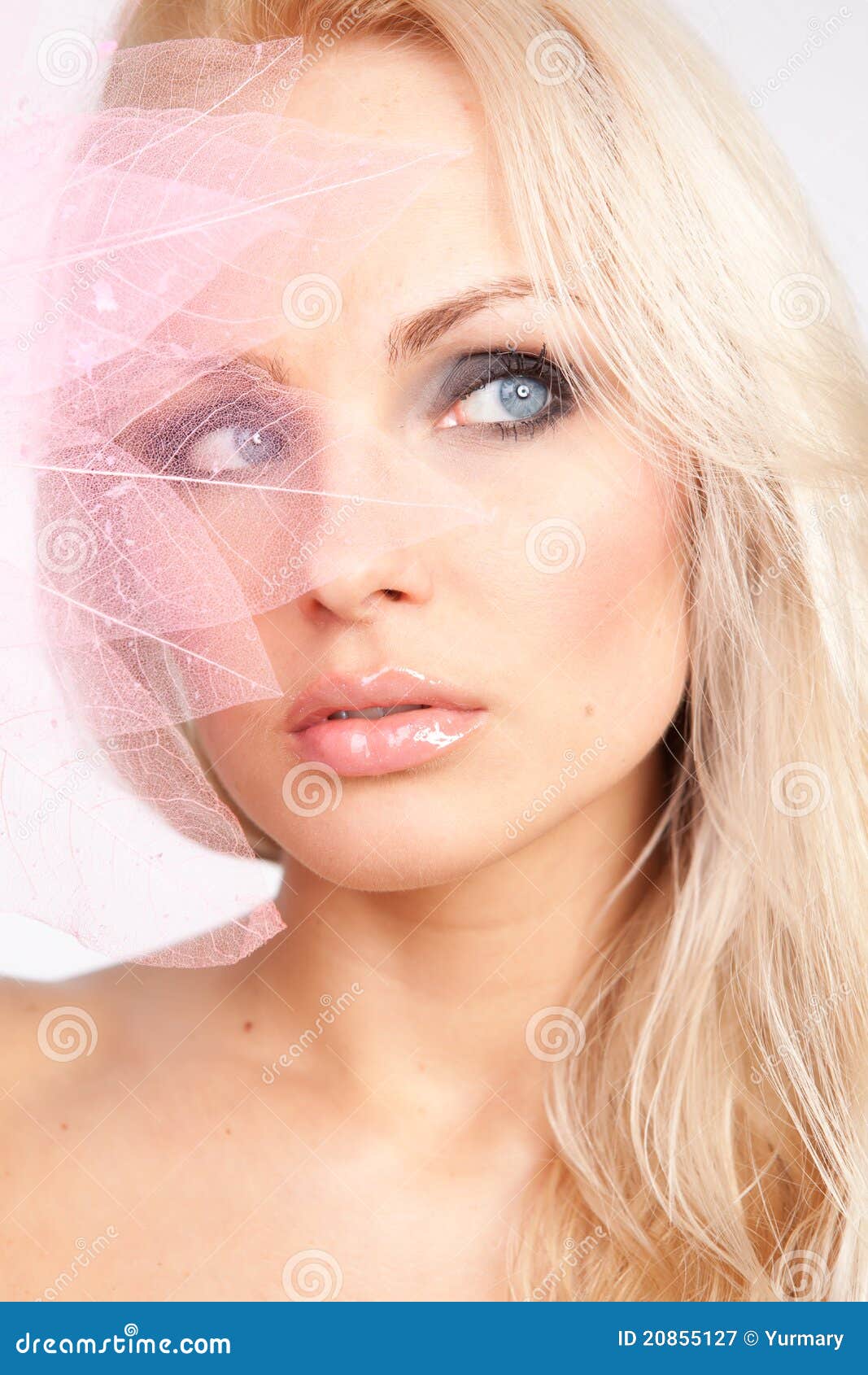 Face. Pink lips stock image. Image of copy, ornamental - 20855127
