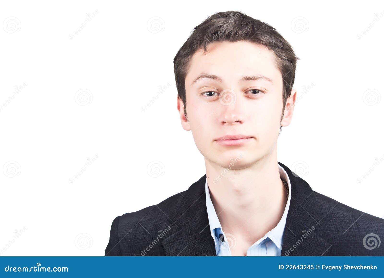 Face Portrait of Businessman Stock Image - Image of boss, fresh: 22643245