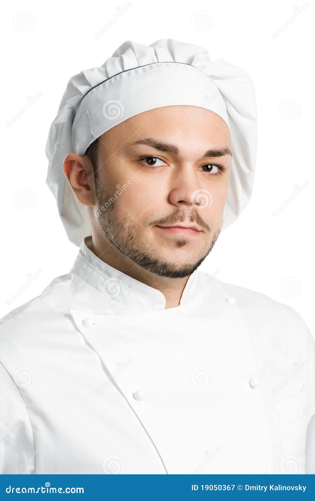 Face Portrait of Chef Isolated Stock Image - Image of happy, work: 19050367