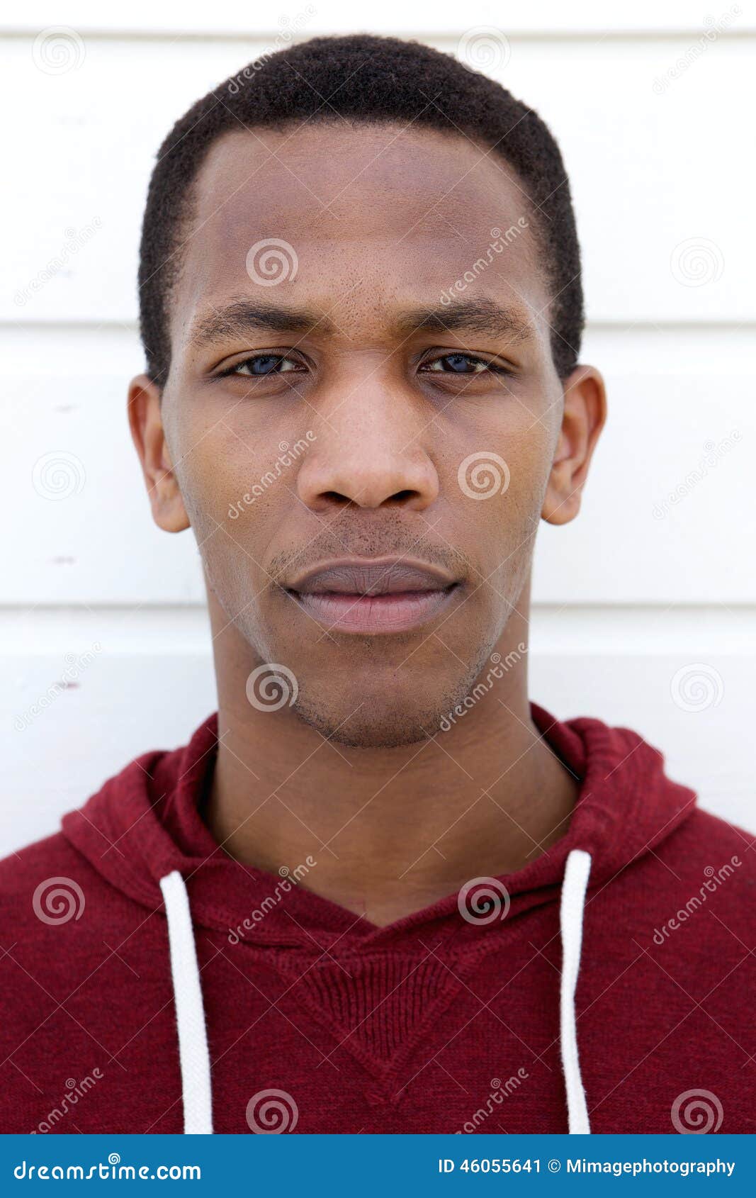 Face Portrait of a Young African Man Stock Image - Image of person ...