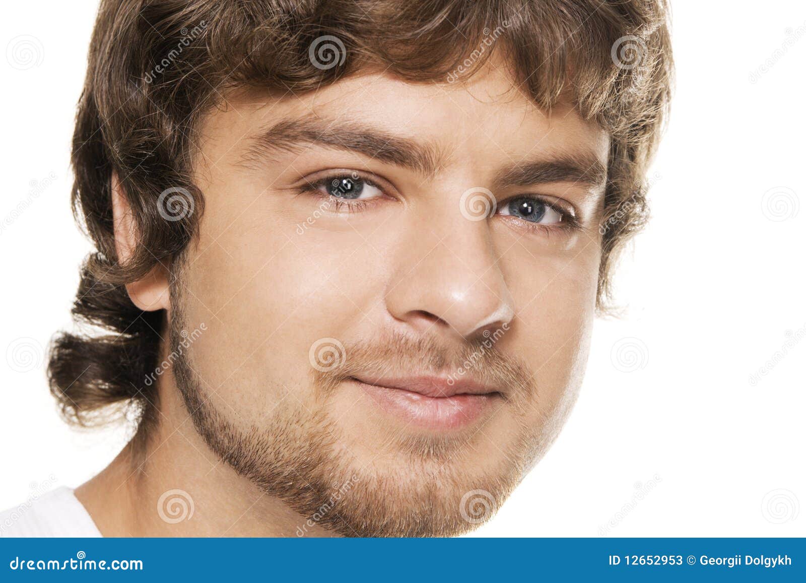 Face Portrait Of A Young Man Stock Photos - Image: 12652953