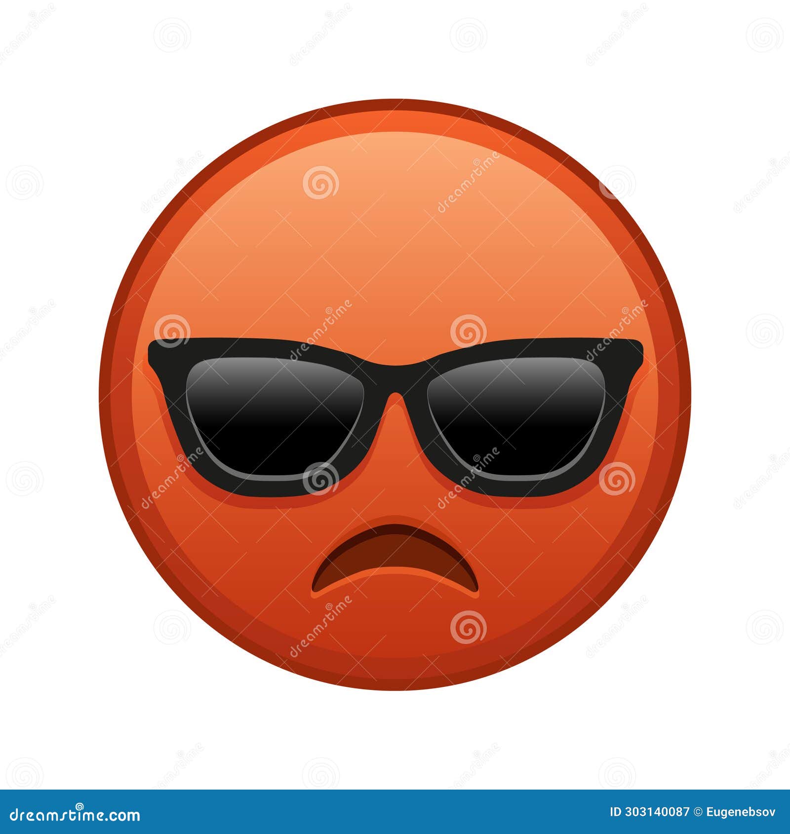 Pouting Emoji Icon From Emoji Collection. Cartoon Vector ... Pouting Emoji Icon From Emoji Collection. Cartoon Vector ...