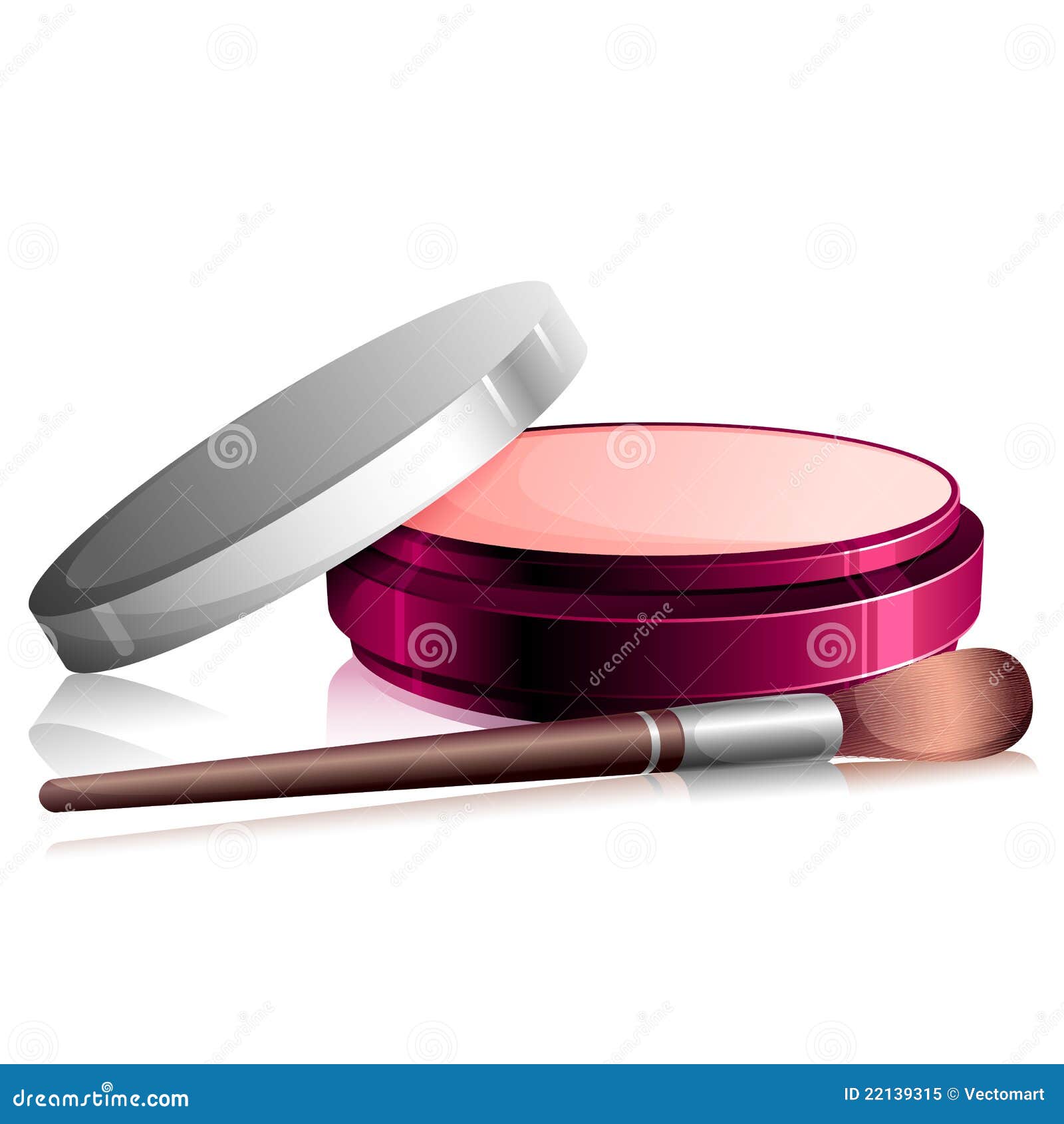 Face Powder stock vector. Illustration of facial, cosmetology - 22139315