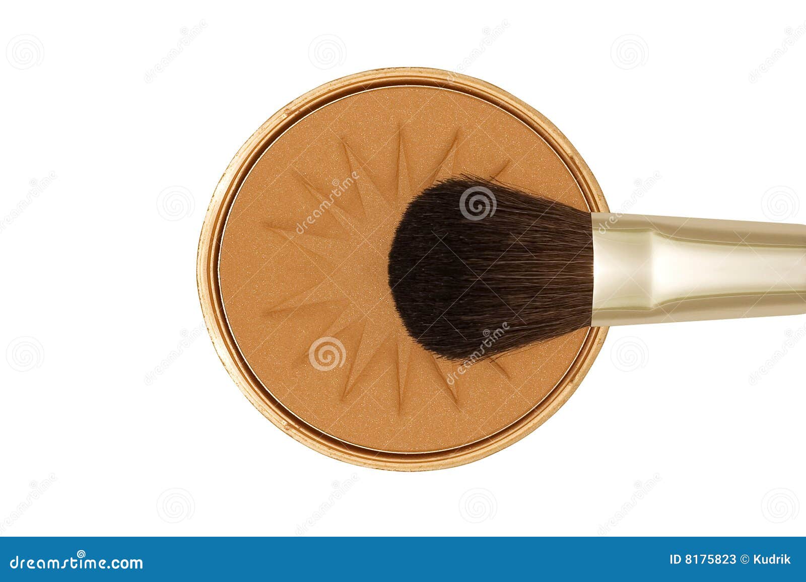 Face powder stock image. Image of cosmetics, accessory - 8175823