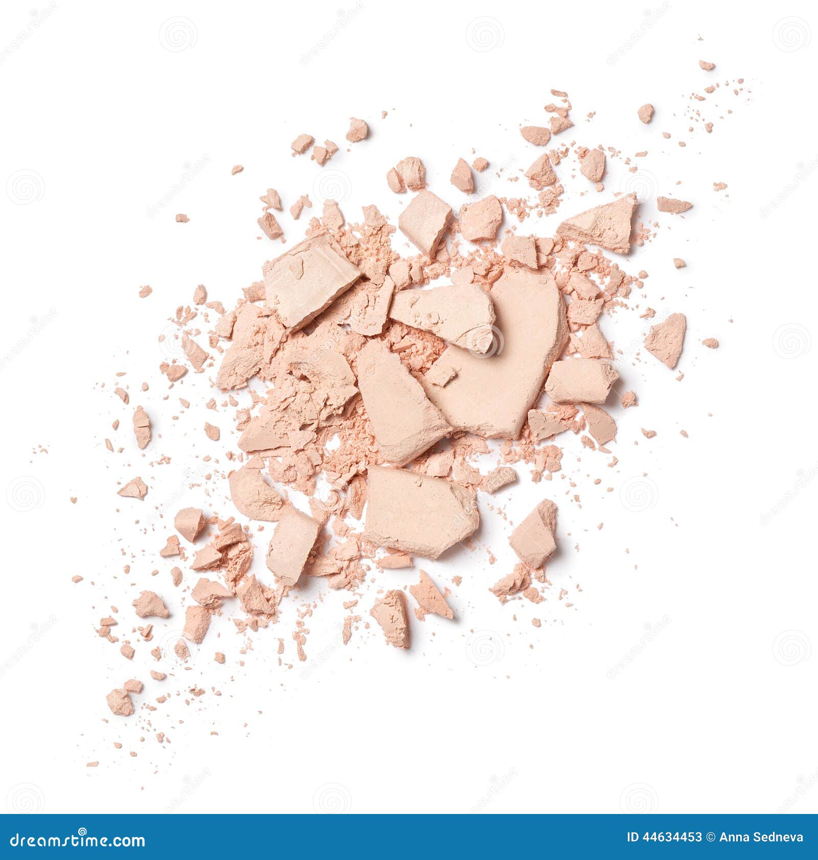 Face powder stock image. Image of compact, crumbled, beautiful - 44634453
