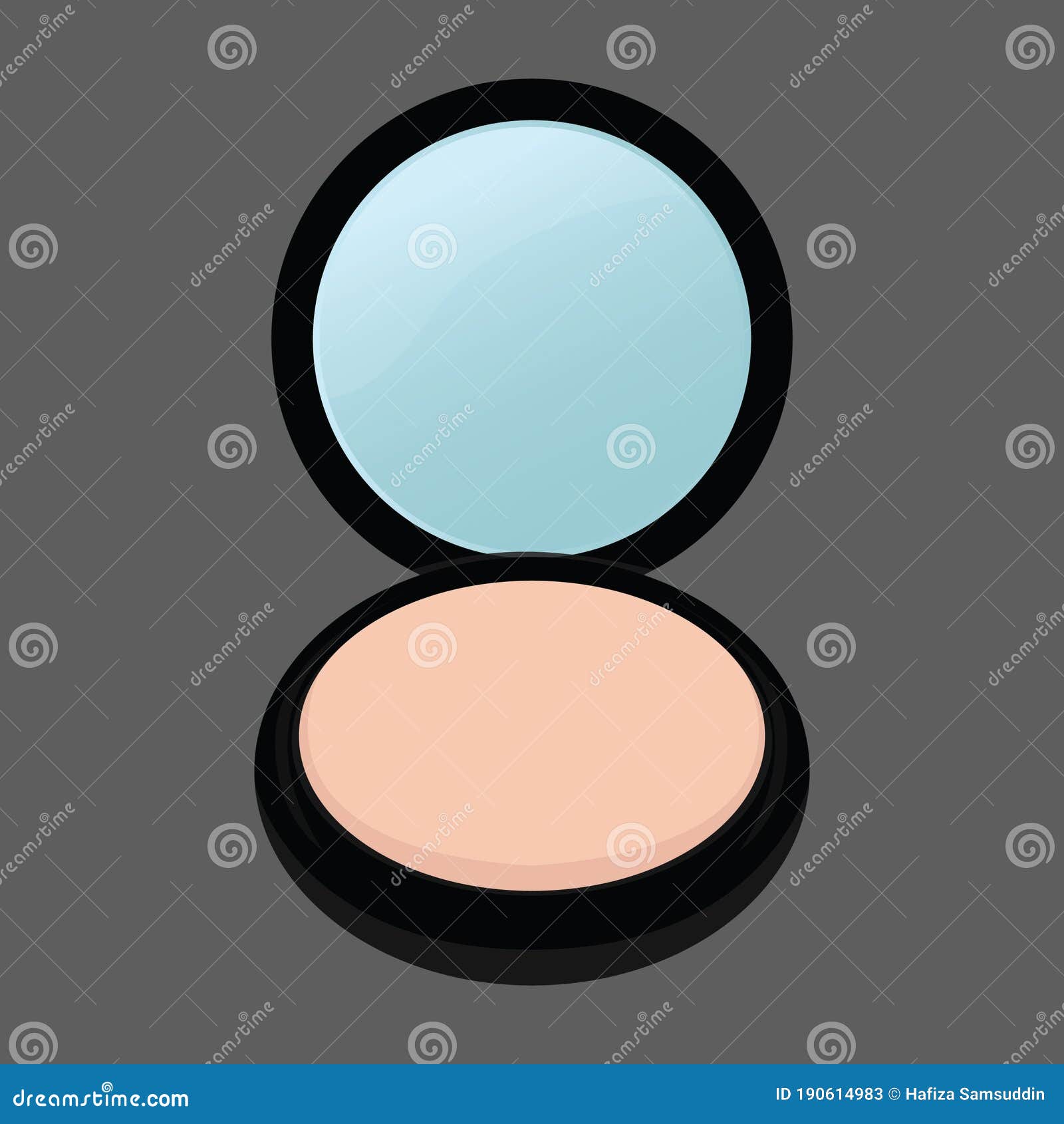 Face Powder. Vector Illustration Decorative Design Stock Vector ...