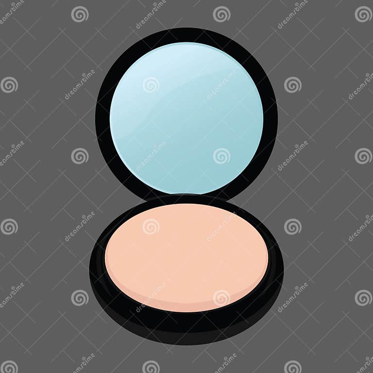 Face Powder. Vector Illustration Decorative Design Stock Vector ...