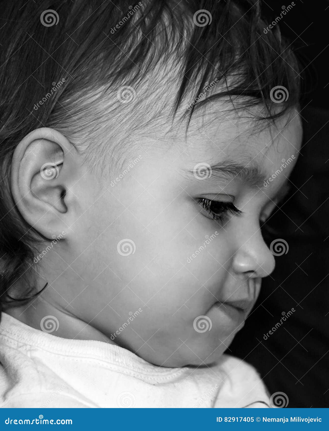 Face Profile of Little Child Stock Image - Image of face, eyes: 82917405