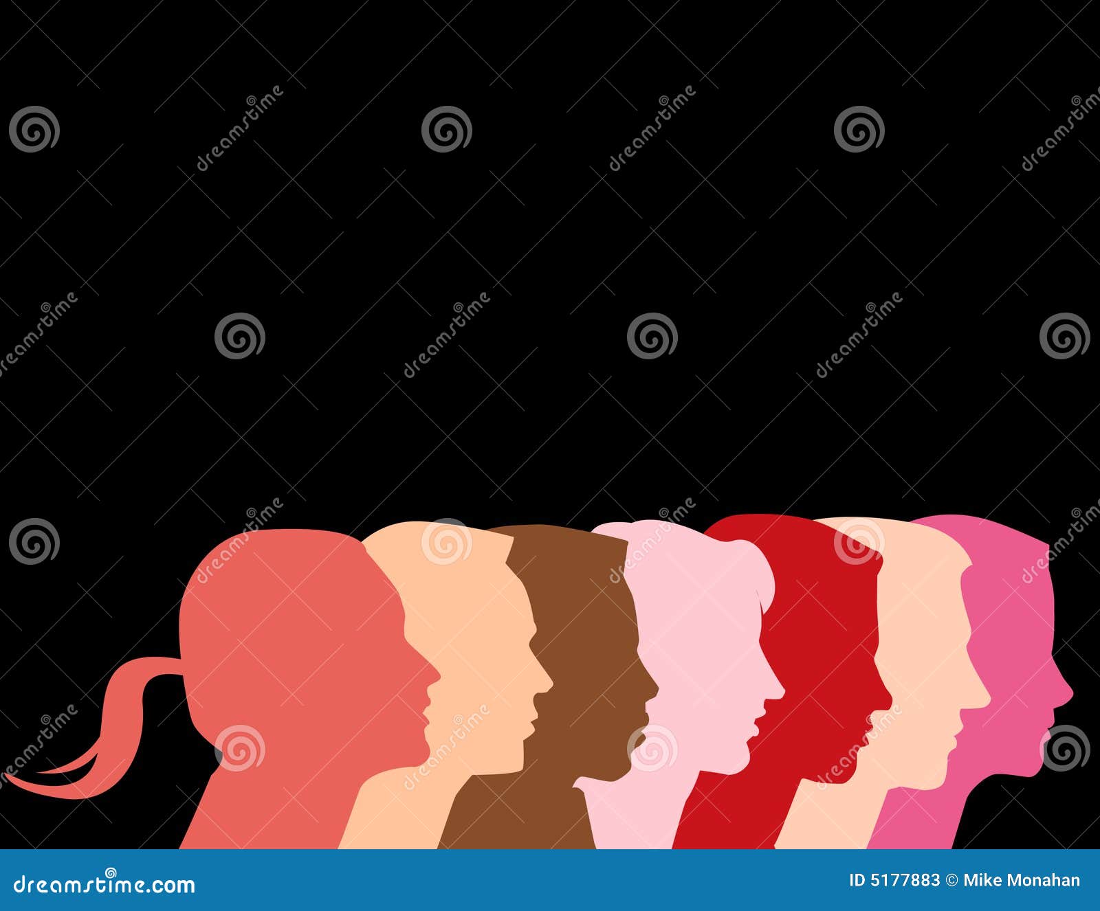 Face Profiles stock vector. Illustration of face, male - 5177883