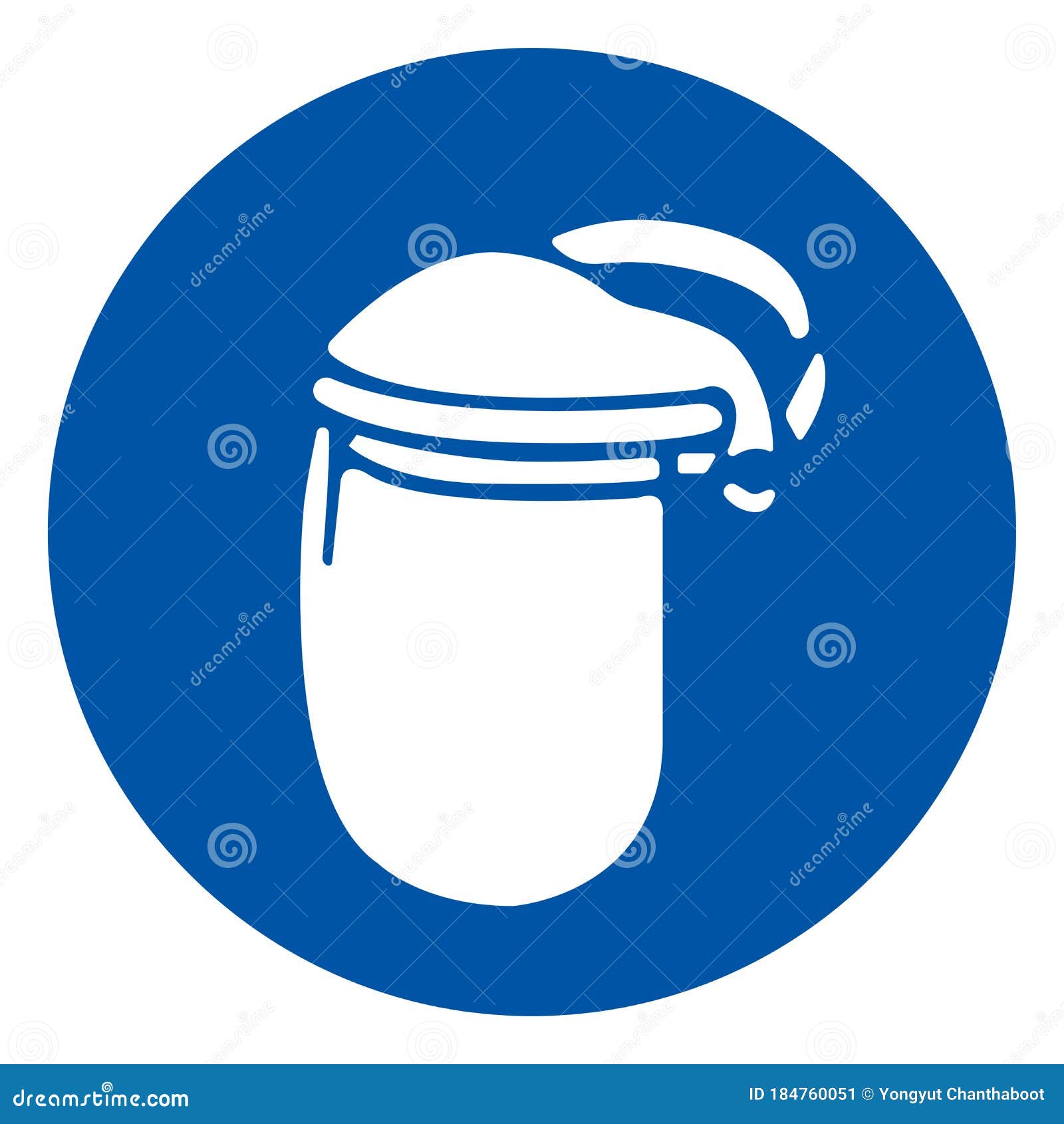 Face Protection Symbol Sign, Vector Illustration, Isolate on White ...