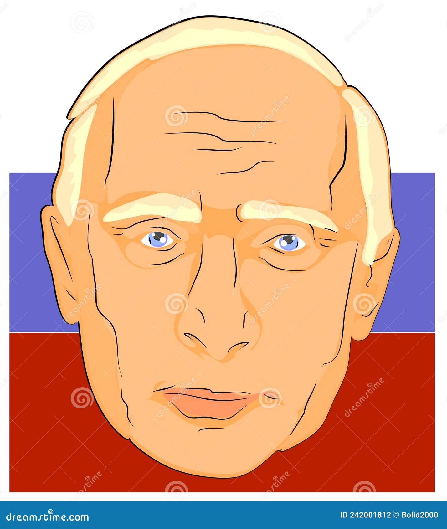 Face of Putin editorial photography. Illustration of russia - 242001812
