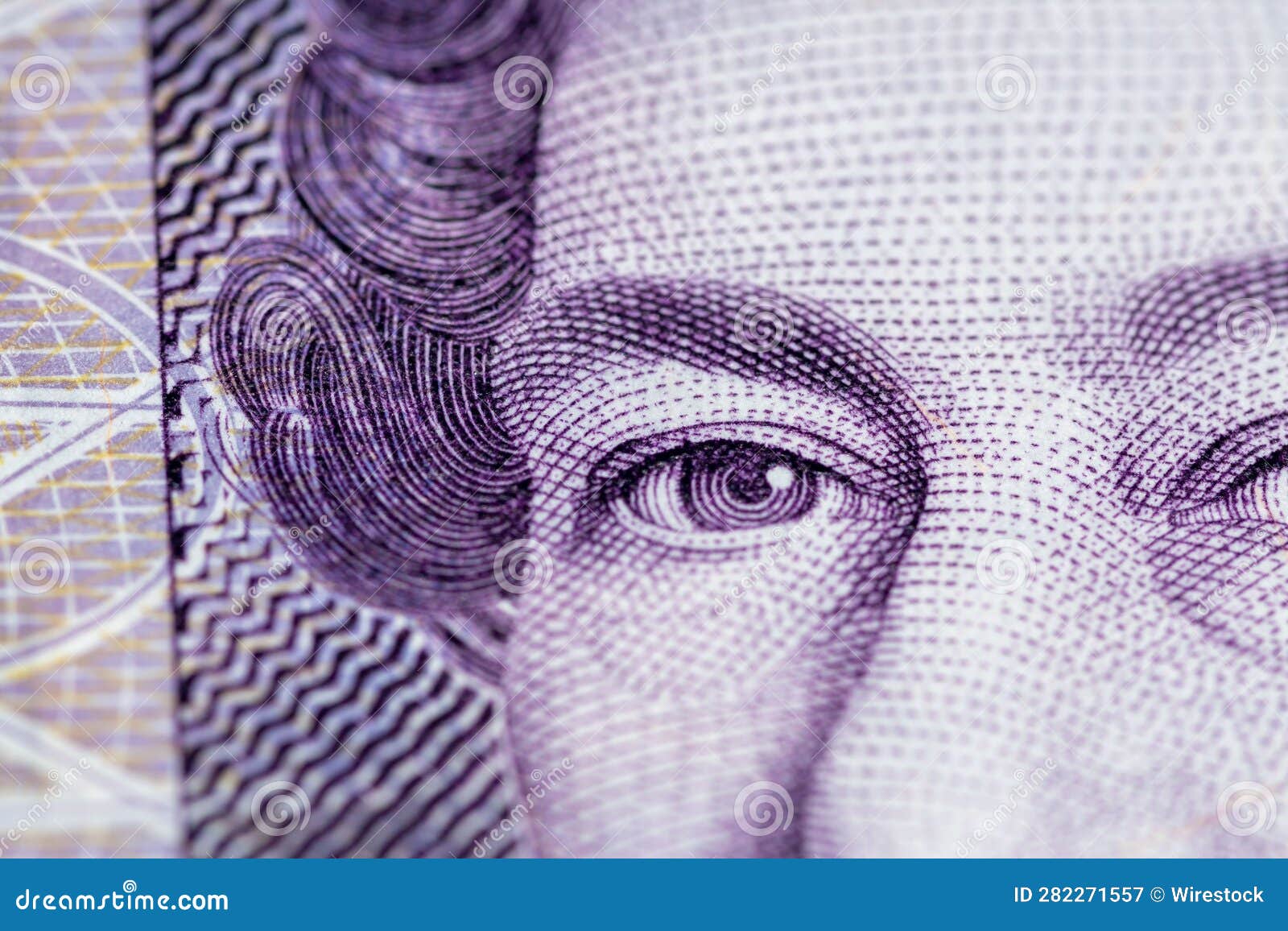 Face of Queen Victoria Printed on the New British Pound Note Editorial ...