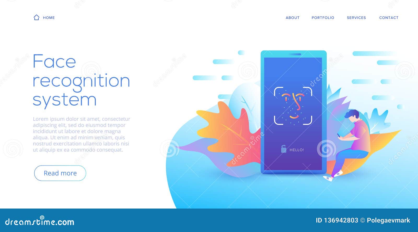 Face Recognition Flat Stock Illustrations – 3,436 Face Recognition Flat ...