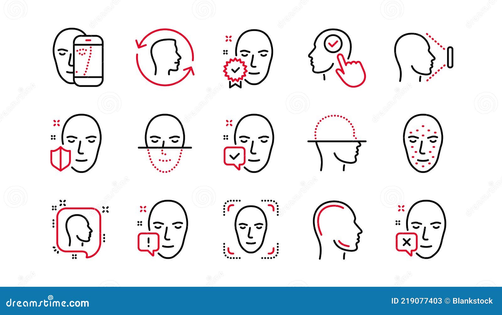 Face Recognize Line Icons. Biometrics Detection, Face Id and Scanning ... Face Recognize Line Icons. Biometrics Detection, Face Id and Scanning ...