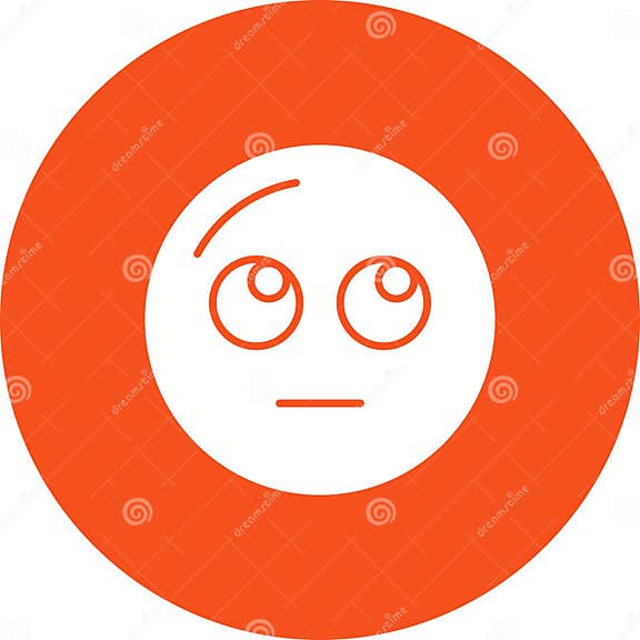Face with Rolling Eyes Icon Vector Image. Stock Vector - Illustration ...
