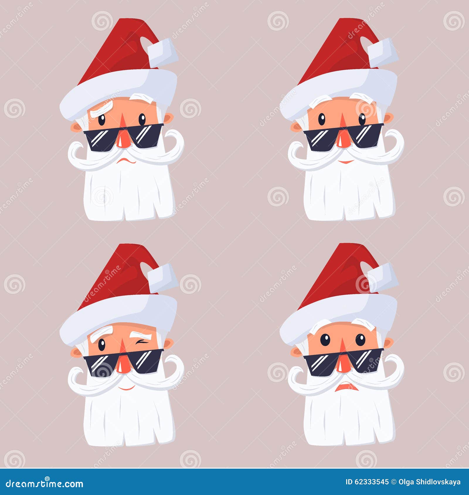 Face santa claus stock illustration. Illustration of claus - 62333545