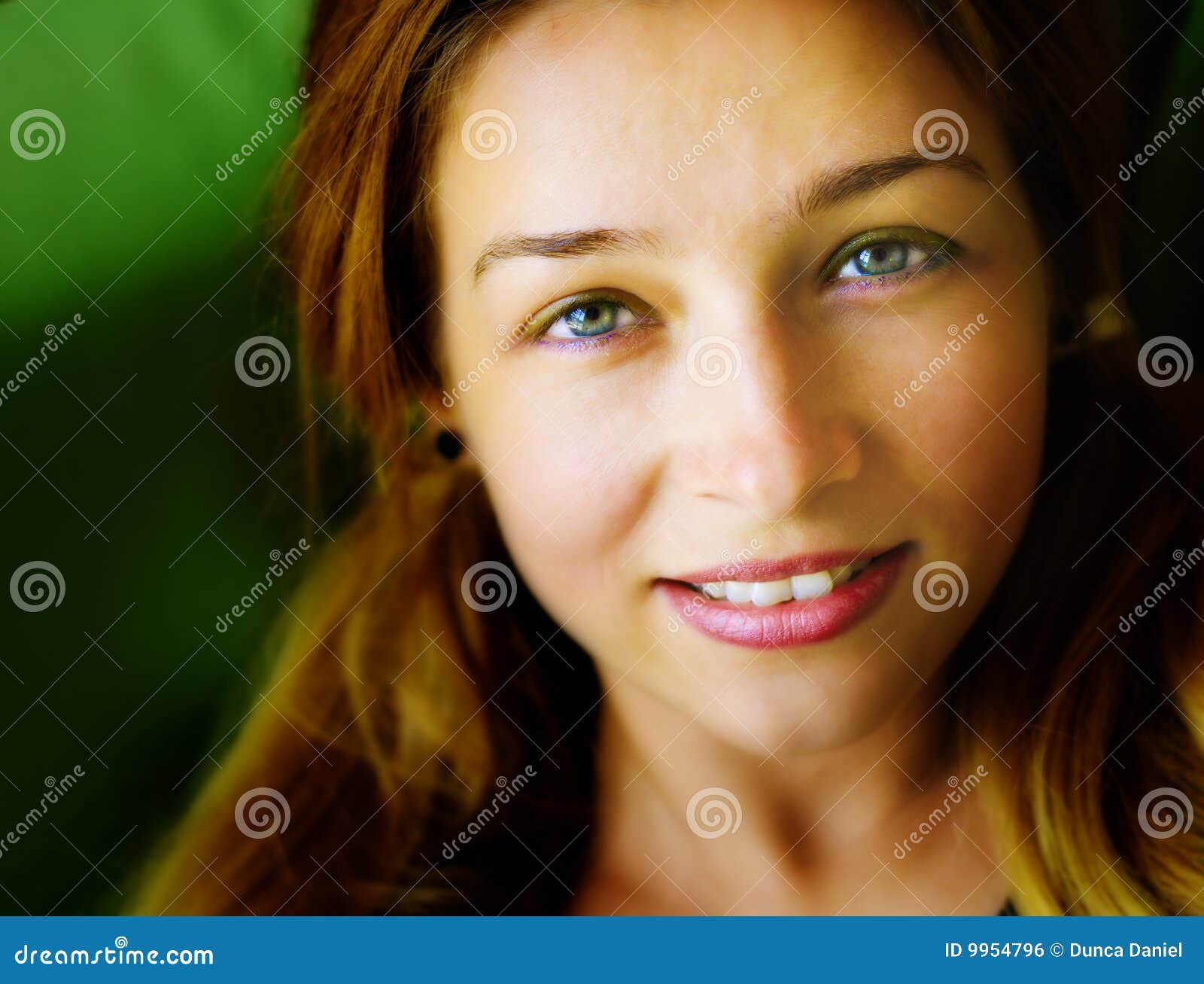 Face of Sensual Cute Friendly Young Woman Stock Photo - Image of ...