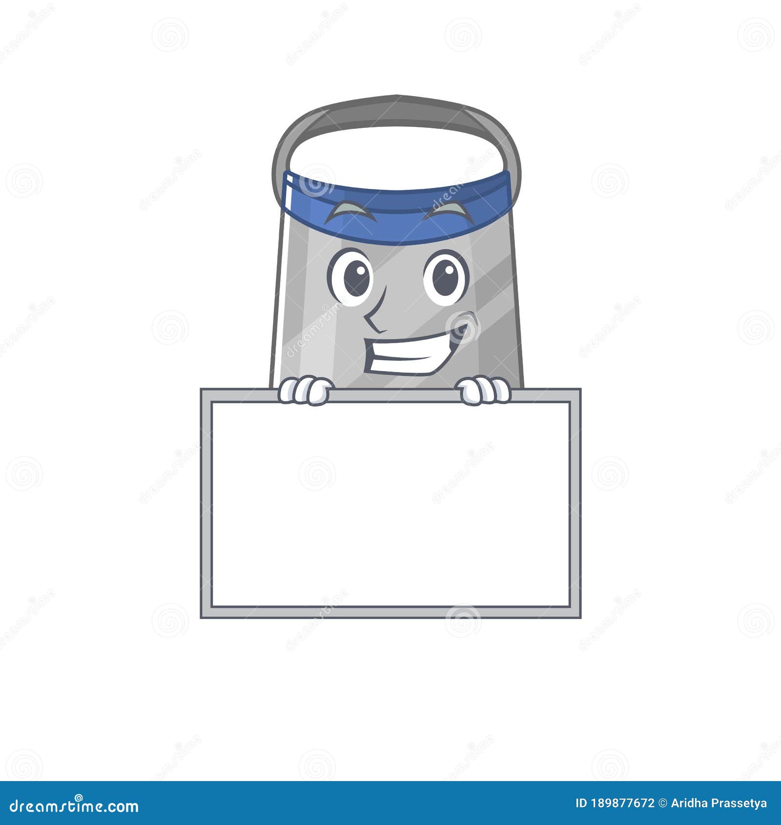 Face Shield Cartoon Design Style Standing Behind a Board Stock Vector ...