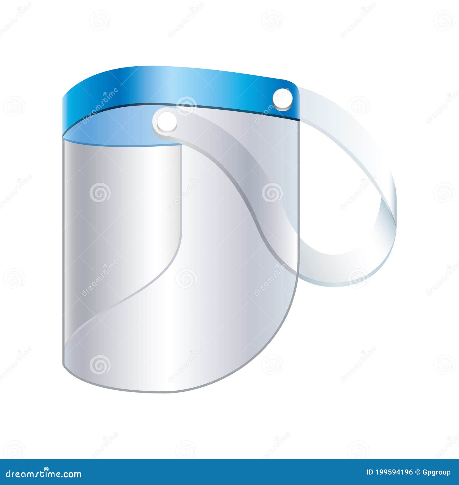 Face Shield Icon Vector Design Stock Vector - Illustration of ...