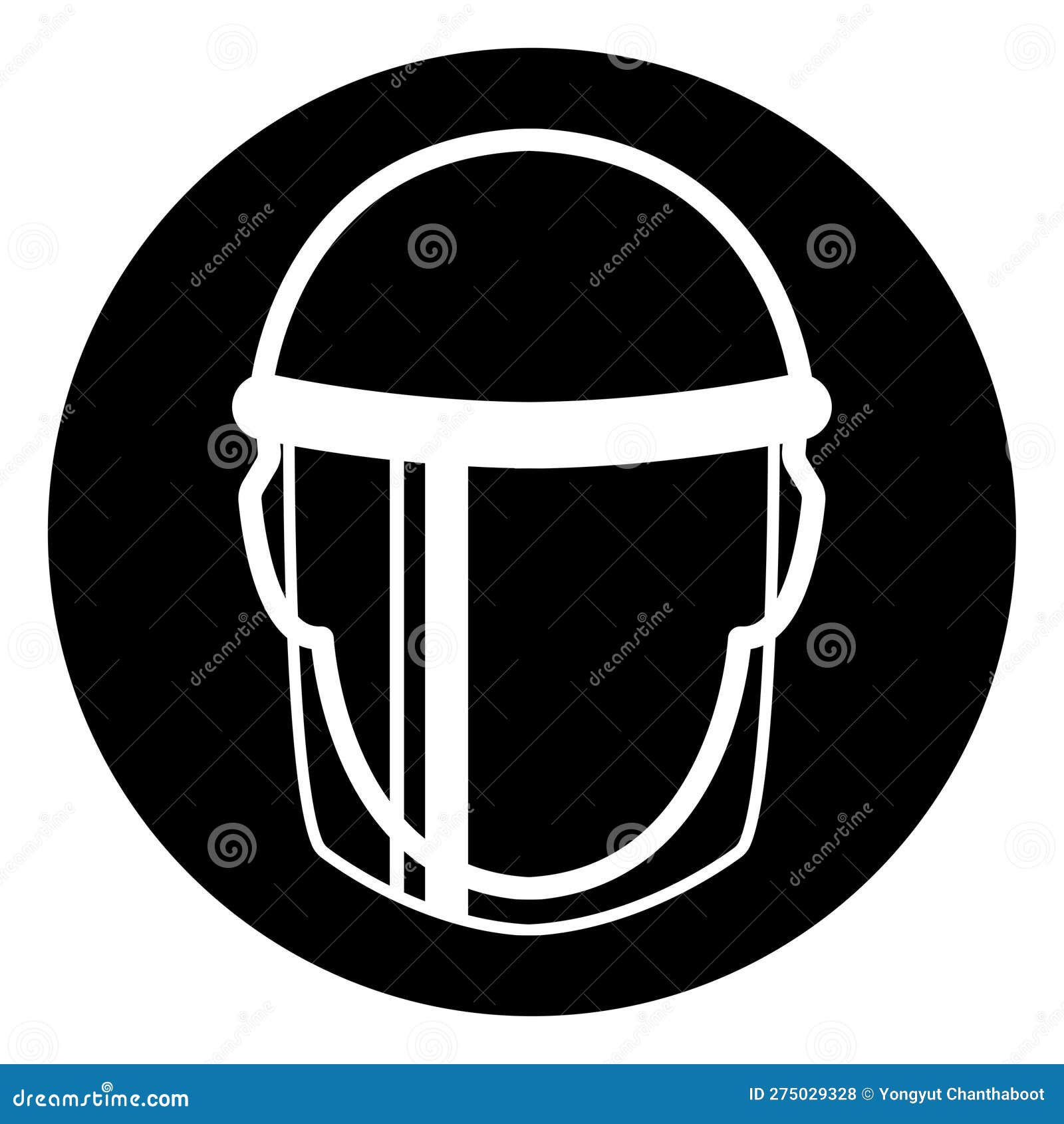 Face Shield Symbol Sign ,Vector Illustration, Isolate on White ...