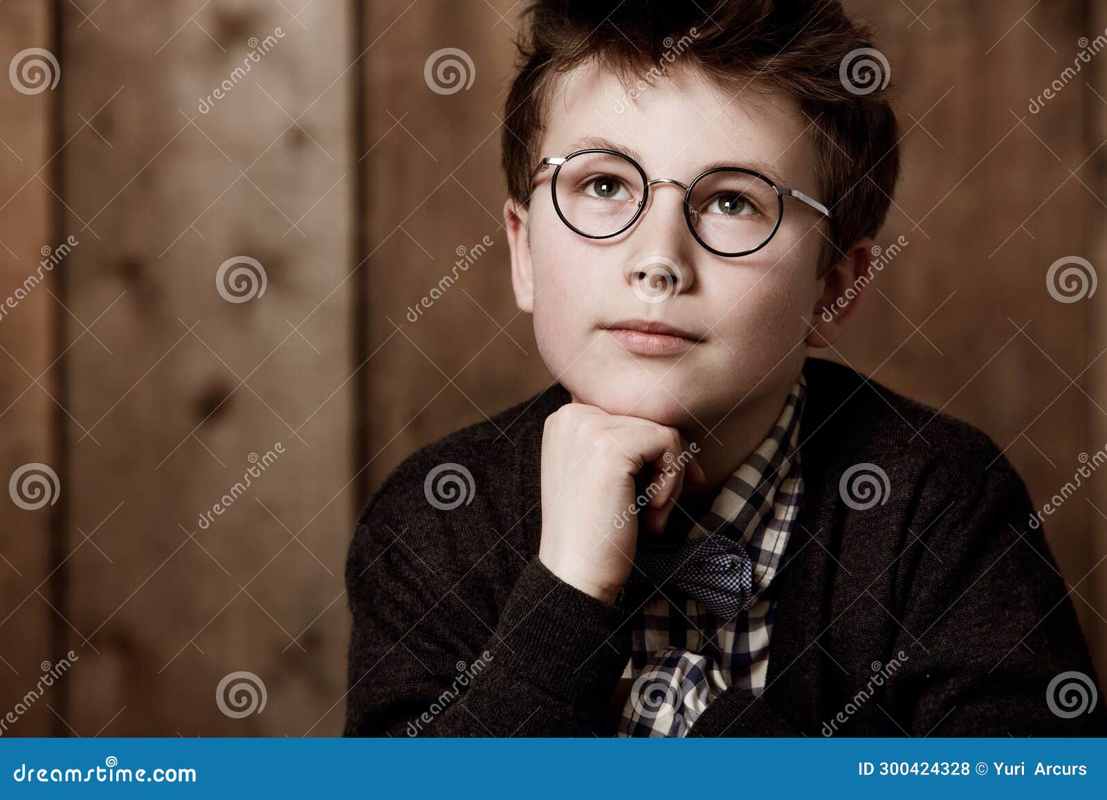 Face, Smart and Youth Child Thinking of Prodigy Development Ideas ...