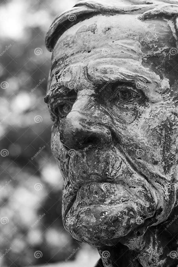 Face statue stock image. Image of expression, people - 16206649
