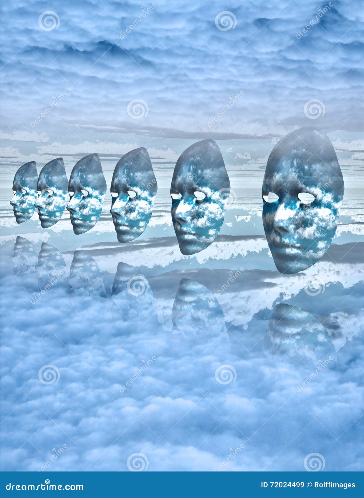 Face stock illustration. Illustration of clouds, character - 72024499