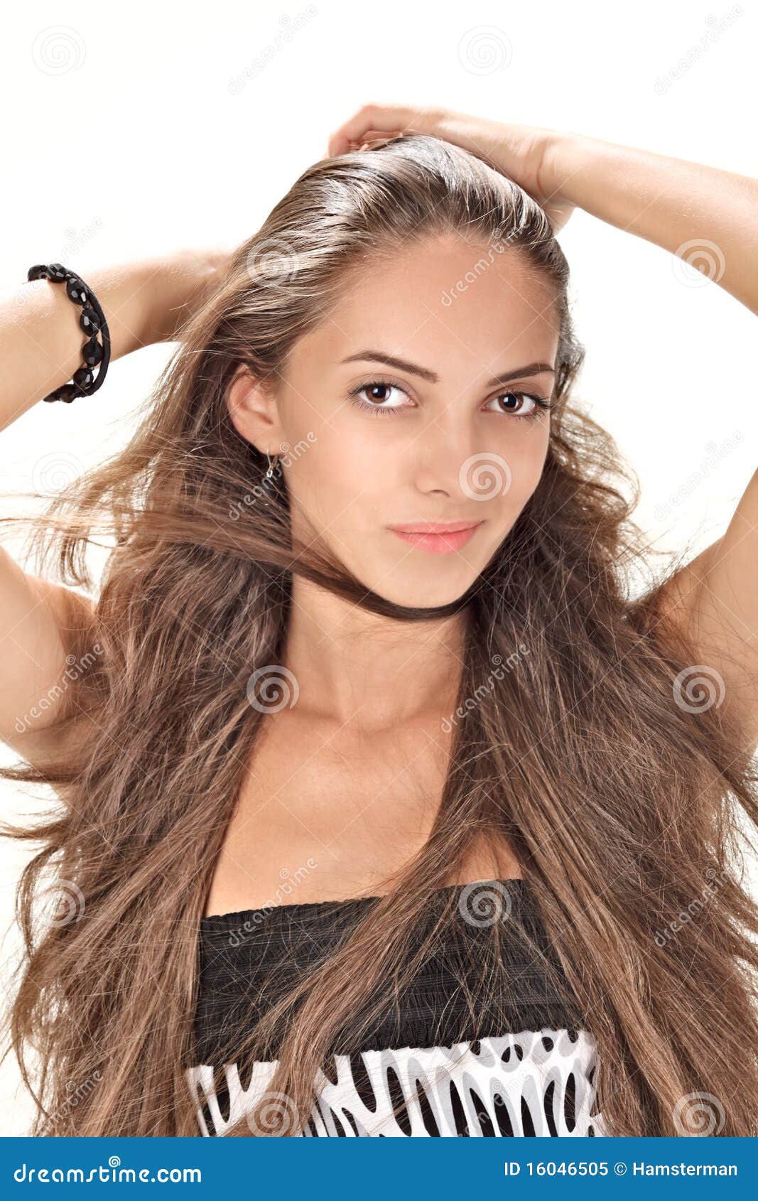 Face Studio Portrait of Young Pretty Lady Stock Image - Image of ...