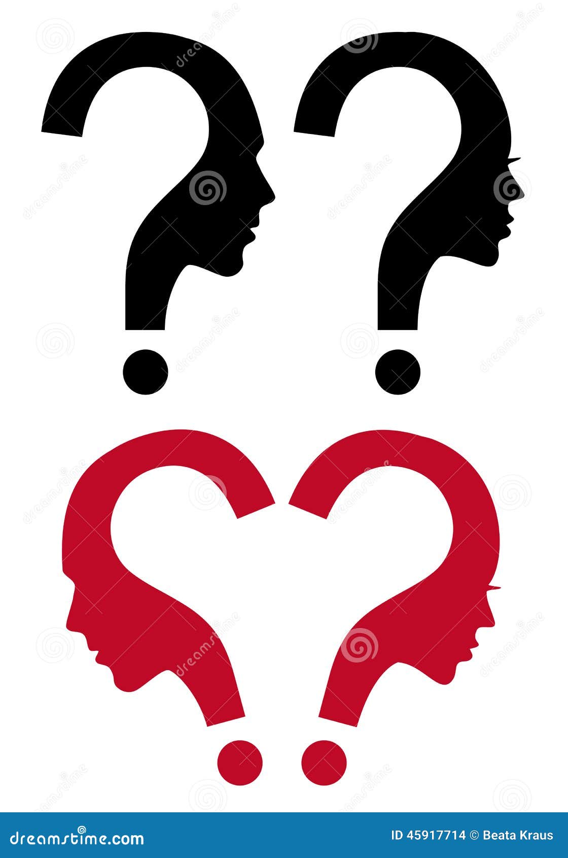 Face Swith Question Mark, Vector Stock Vector - Illustration of concept ...