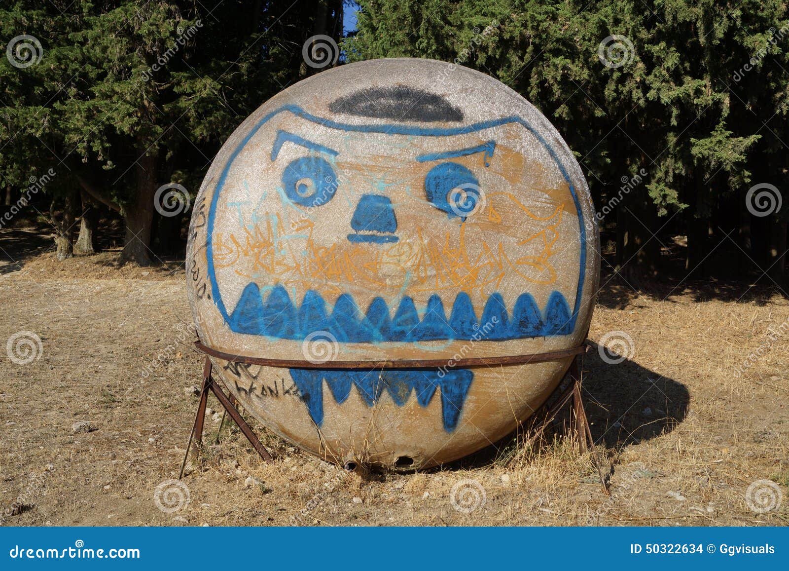 Face Tank stock photo. Image of painted, weird, street - 50322634