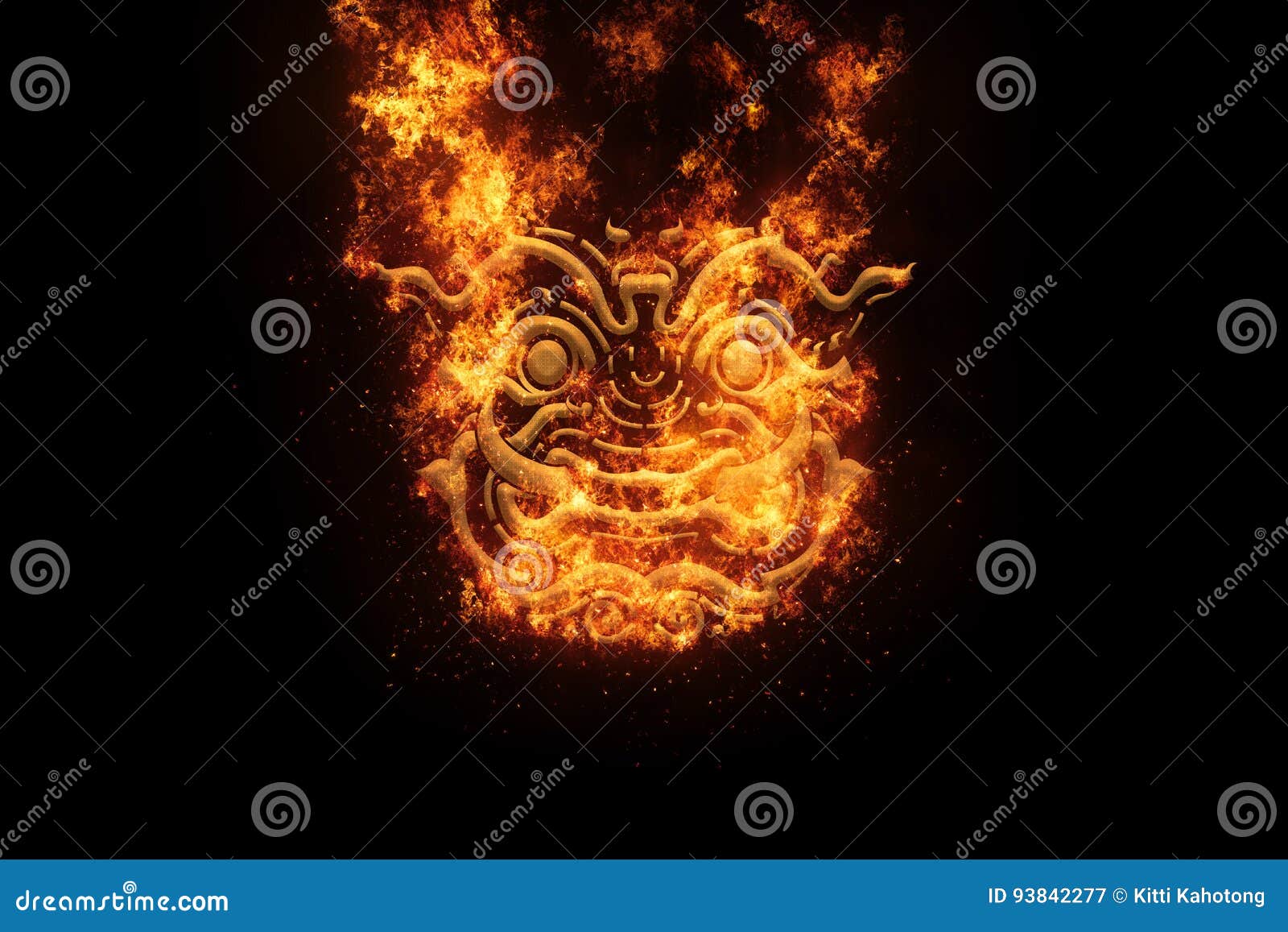 Giant Fireball In Tunnel Royalty-Free Stock Photography | CartoonDealer ...