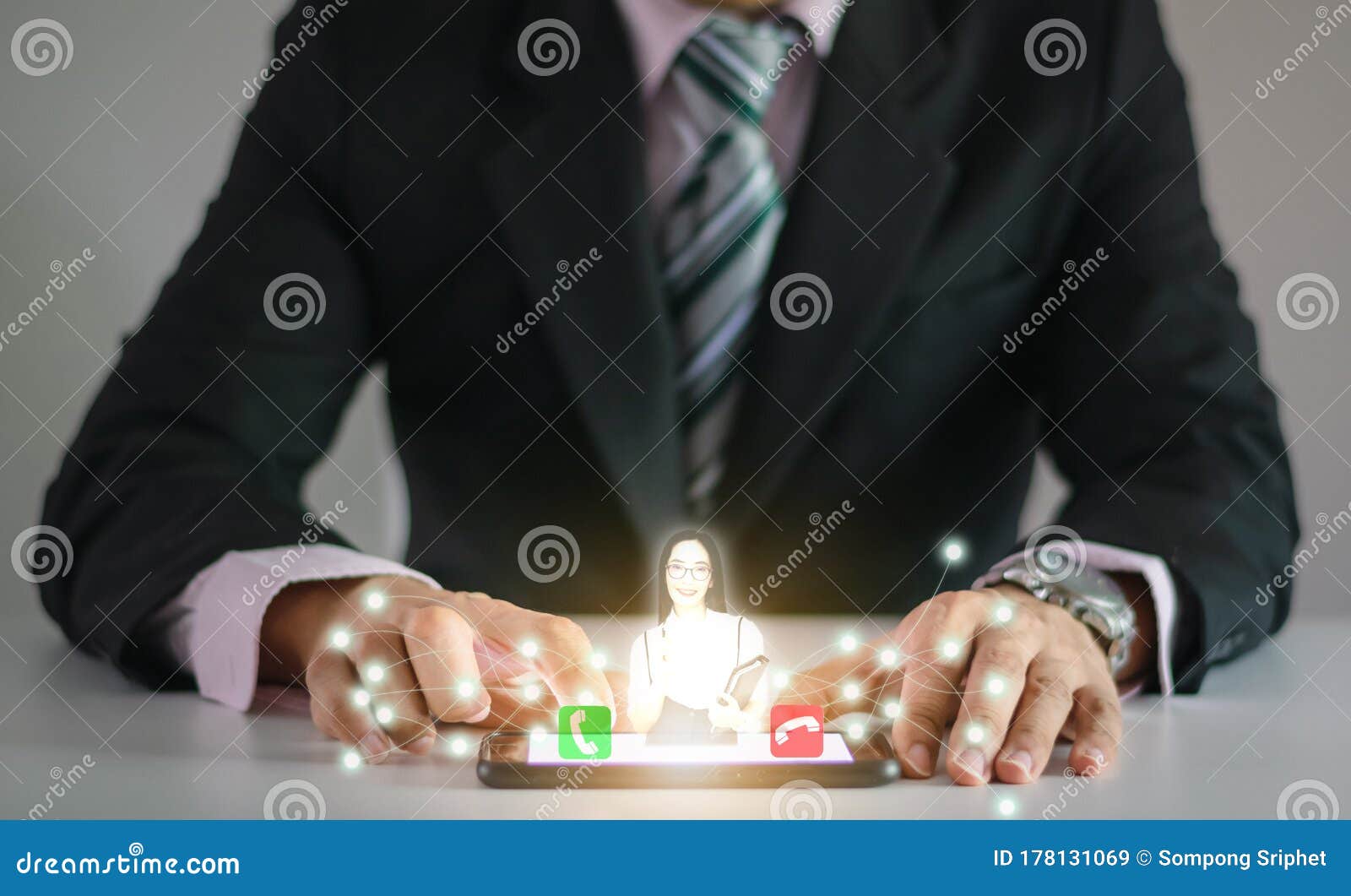 Face To Face the Internet Communication Technology Video Conference ...