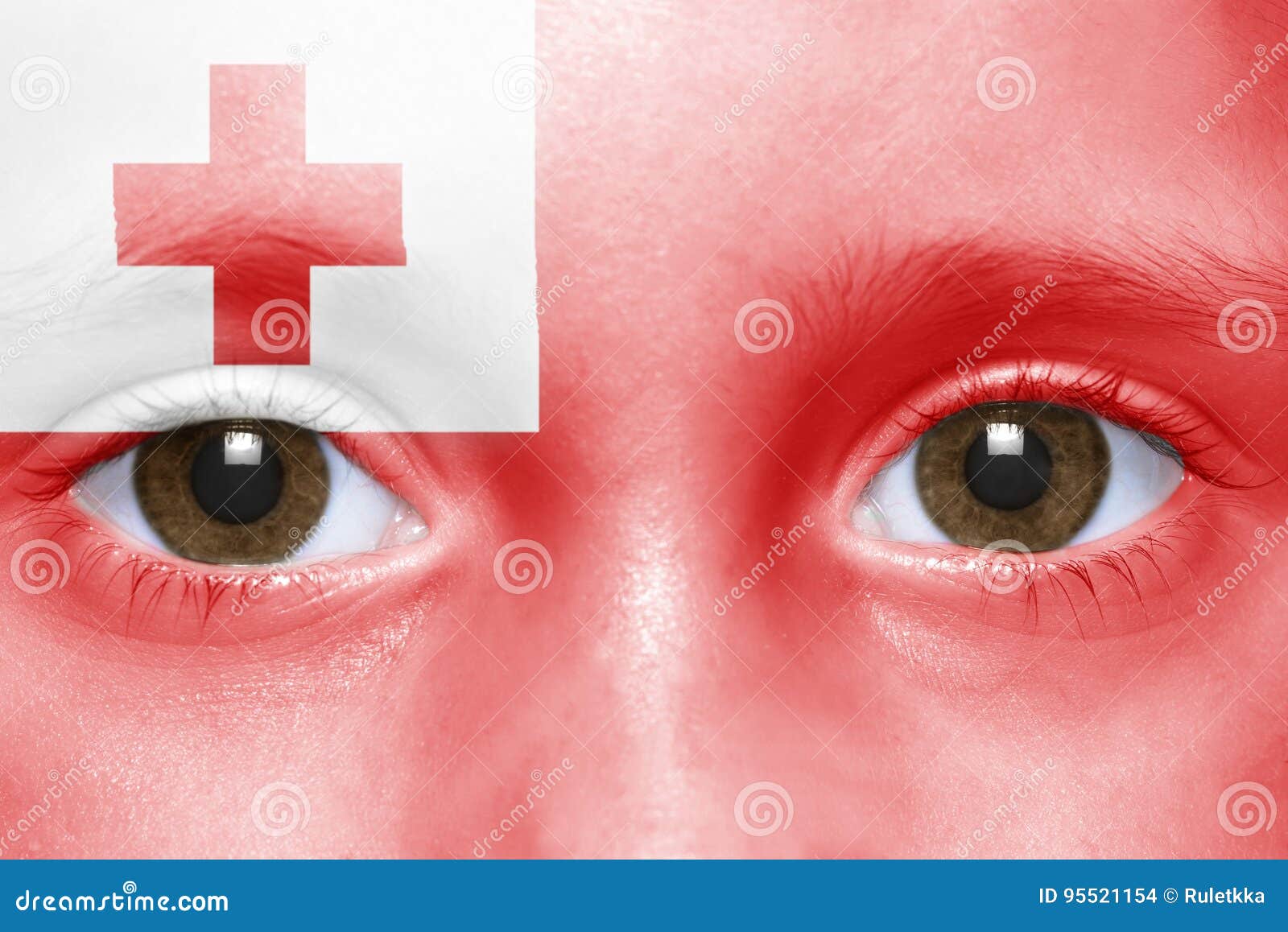 Face with tonga flag stock photo. Image of real, oceanian - 95521154