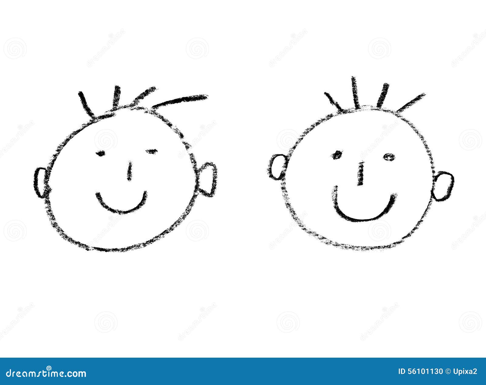 Face two young men stock illustration. Illustration of laugh - 56101130