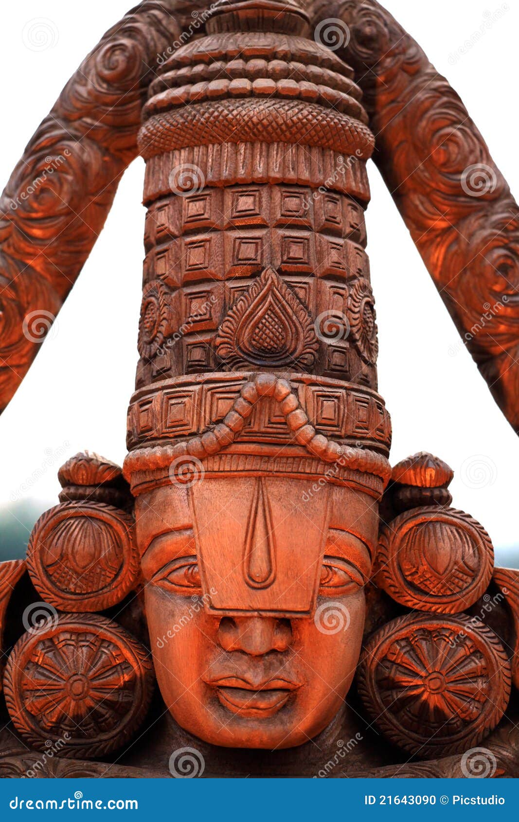 Face of vishnu stock photo. Image of vishnu, carved, lord - 21643090