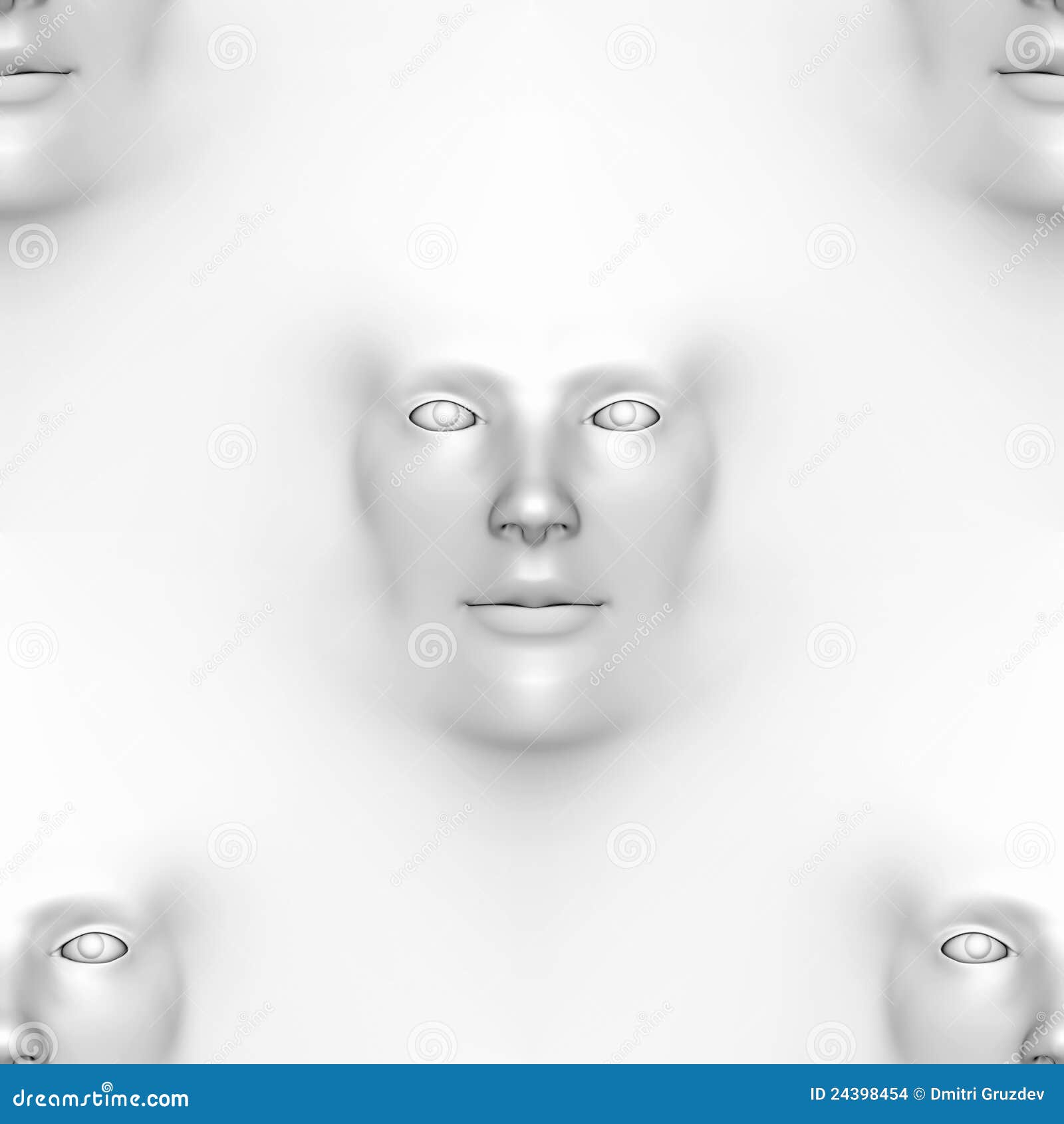 Face in wall stock illustration. Illustration of head - 24398454