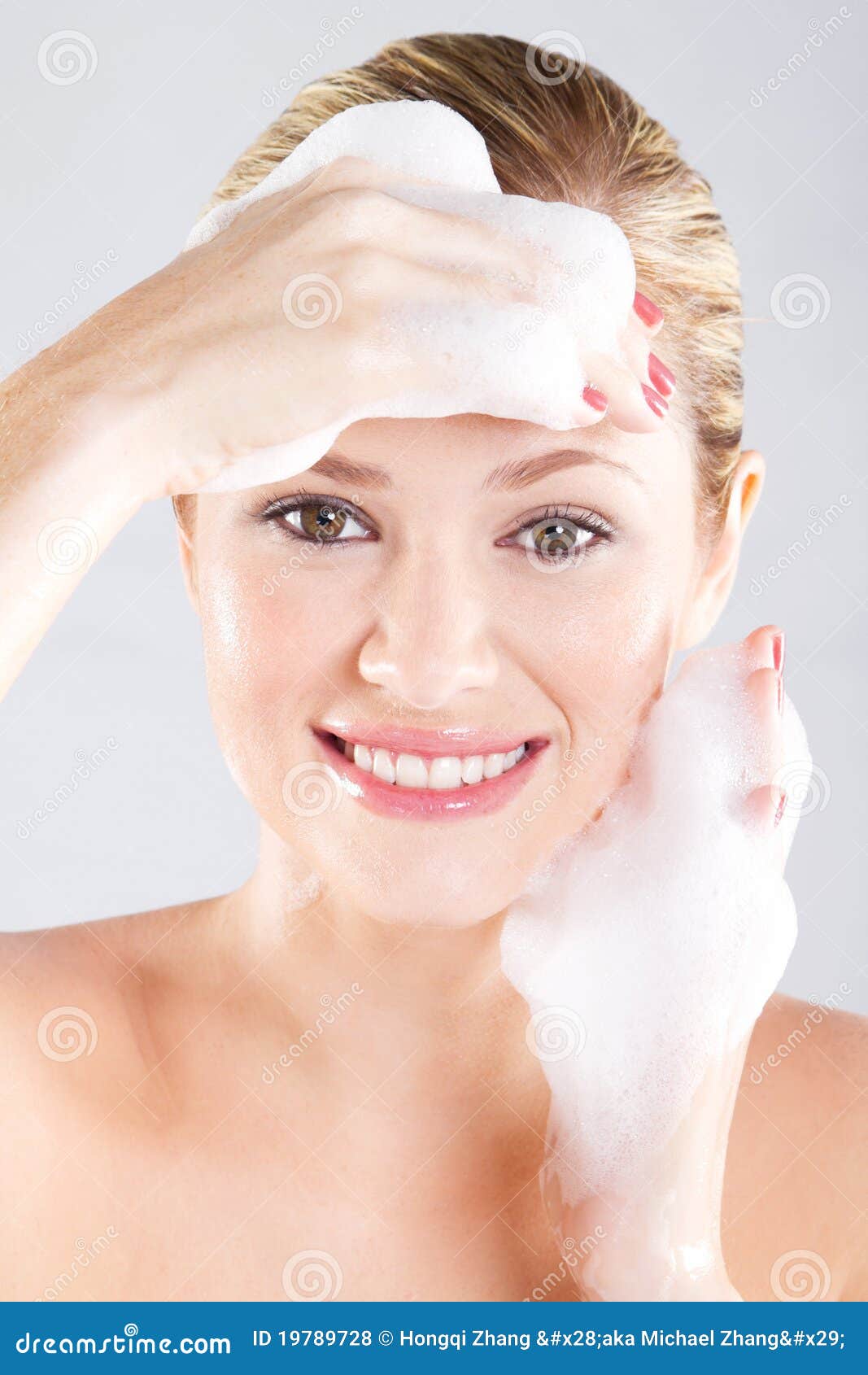 Face wash stock photo. Image of blonde, clear, clean - 19789728