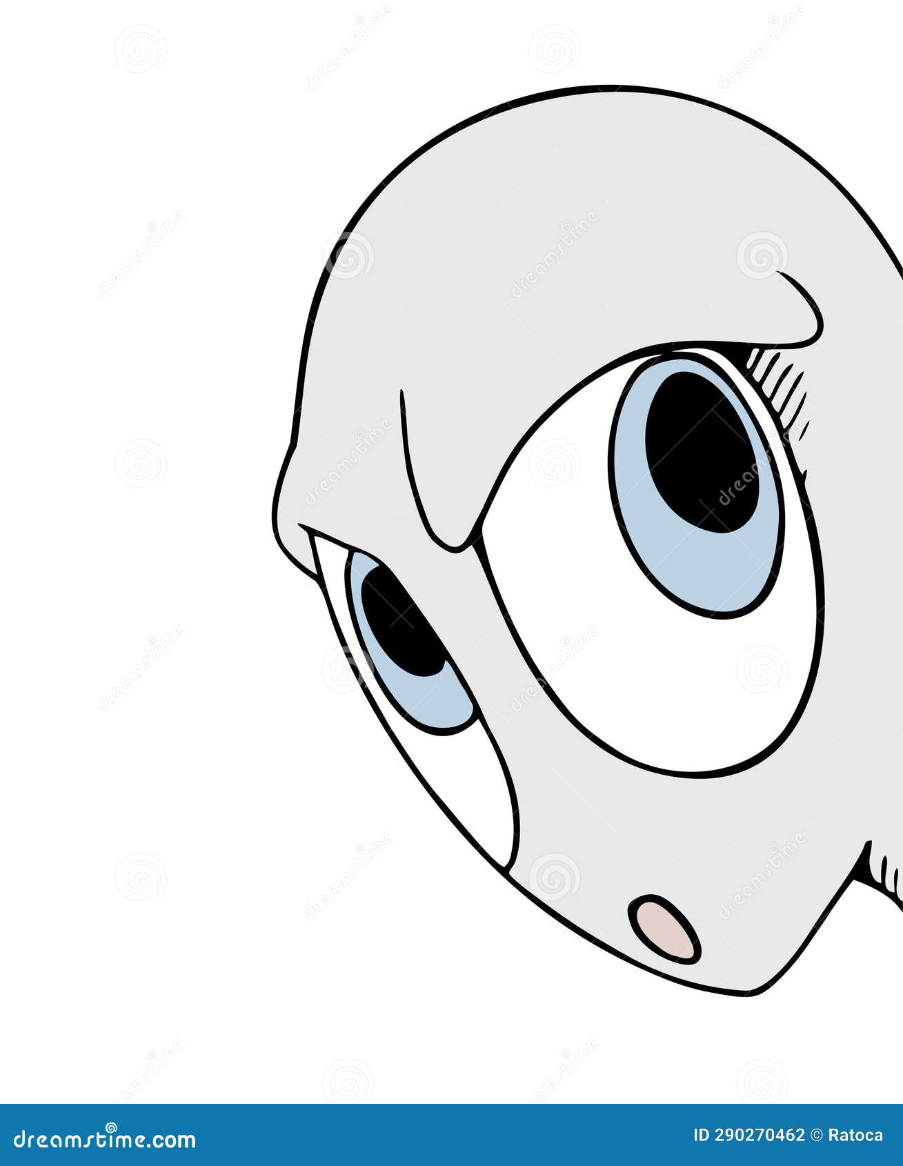 Face watching draw stock vector. Illustration of design - 290270462