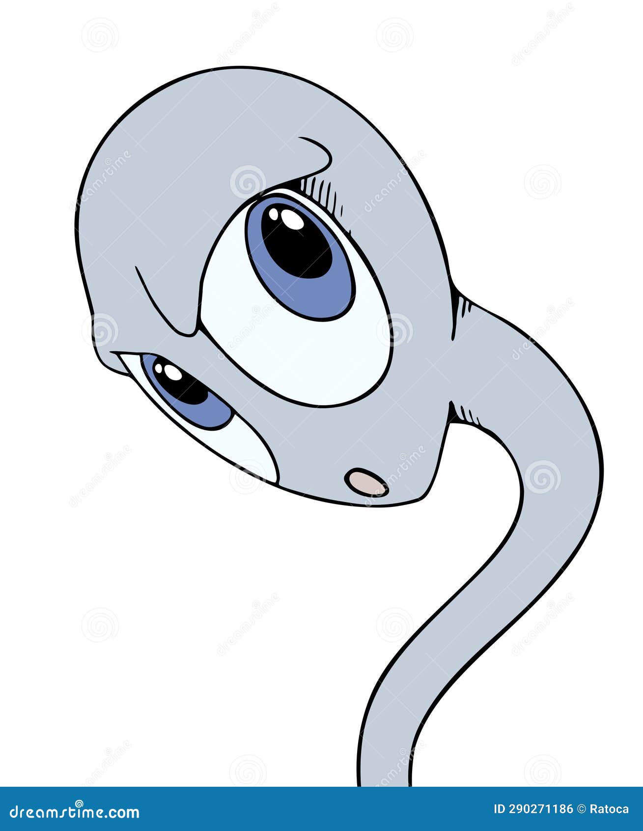 Face watching draw stock illustration. Illustration of isolated - 290271186