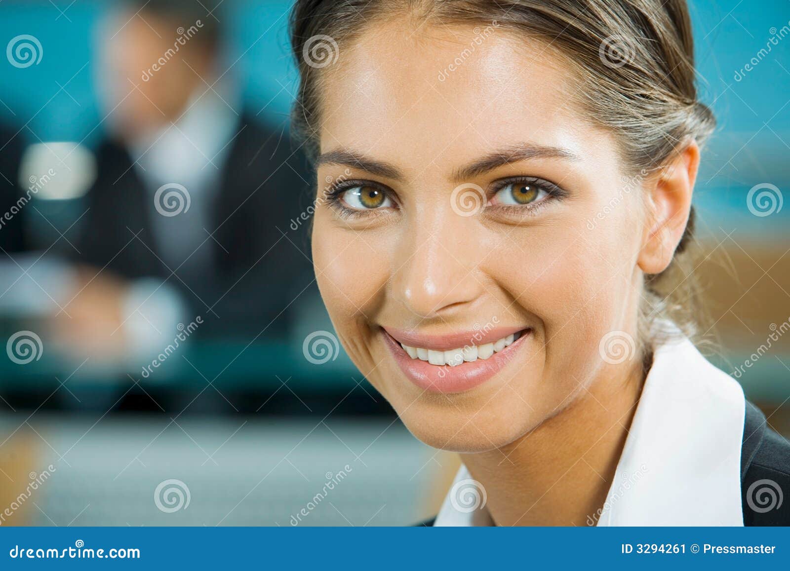 Face of woman stock image. Image of competitive, caucasian - 3294261
