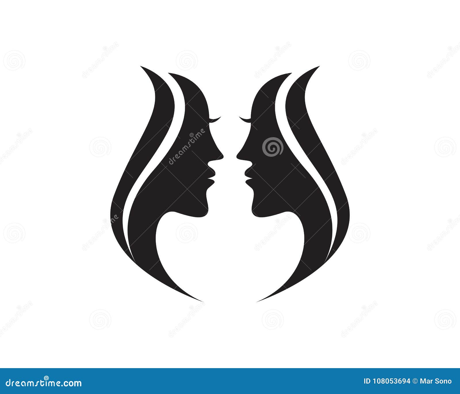 Face Woman and Face Logo and Symbols Stock Vector - Illustration of ...