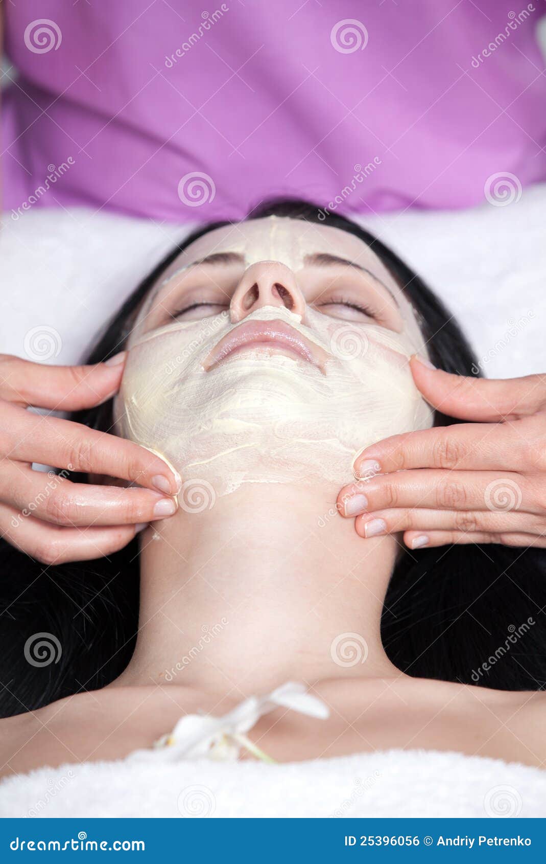 Face of Women Getting a Spa Treatment Stock Photo - Image of makeup ...
