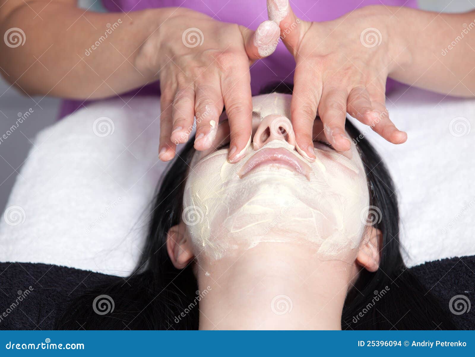 Face of Women Getting a Spa Treatment Stock Photo - Image of aging ...