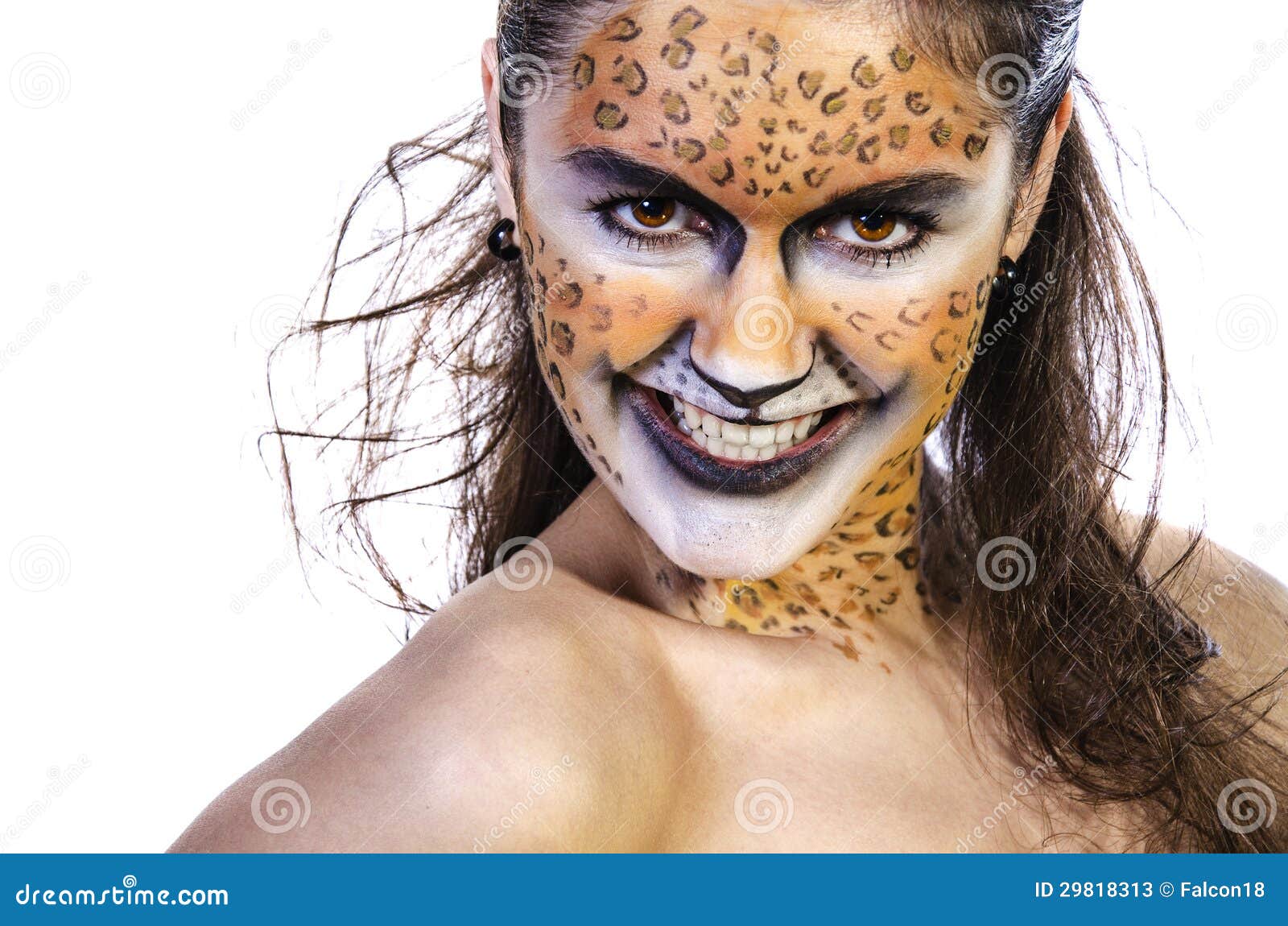 Tigress stock image. Image of aggression, young, face - 29818313