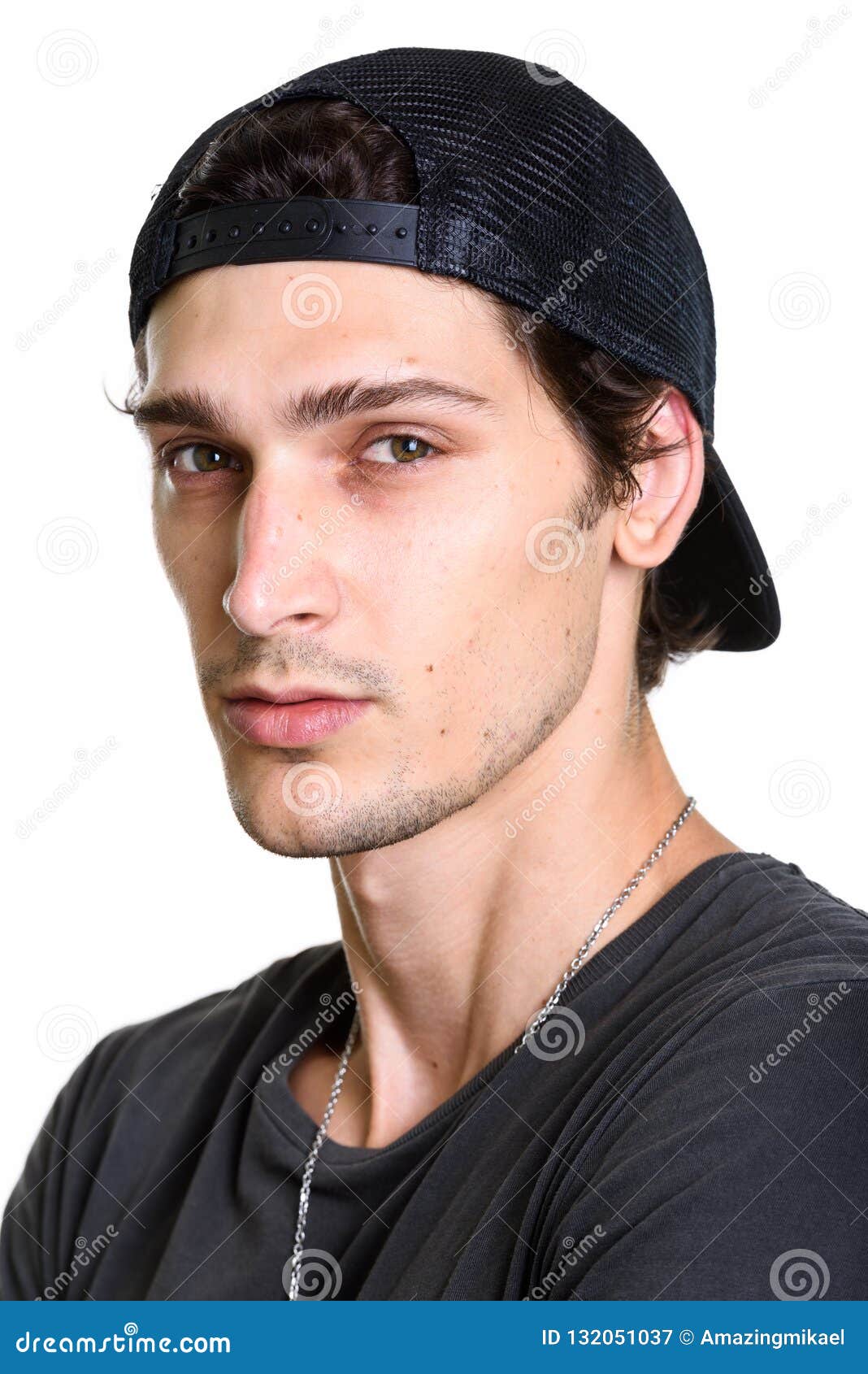 Face of Young Handsome Man Wearing Snapback Stock Image - Image of ... Face of Young Handsome Man Wearing Snapback Stock Image - Image of ...