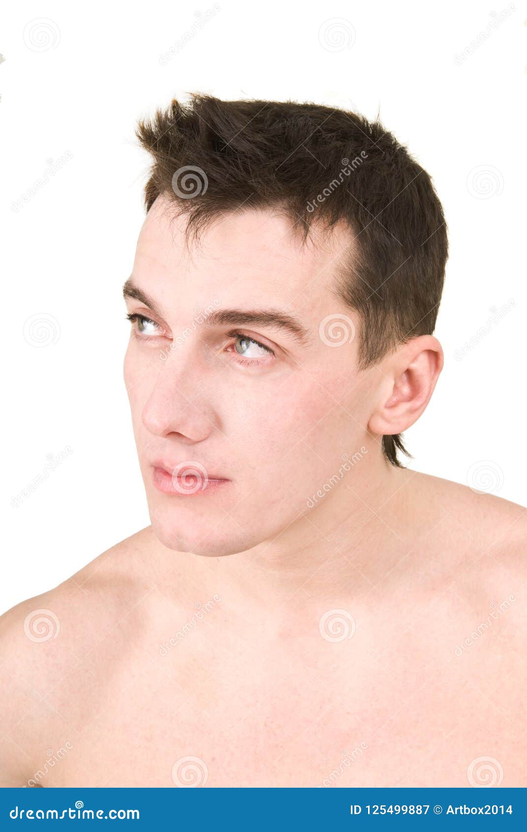 The face of a young man stock image. Image of outdoors - 125499887