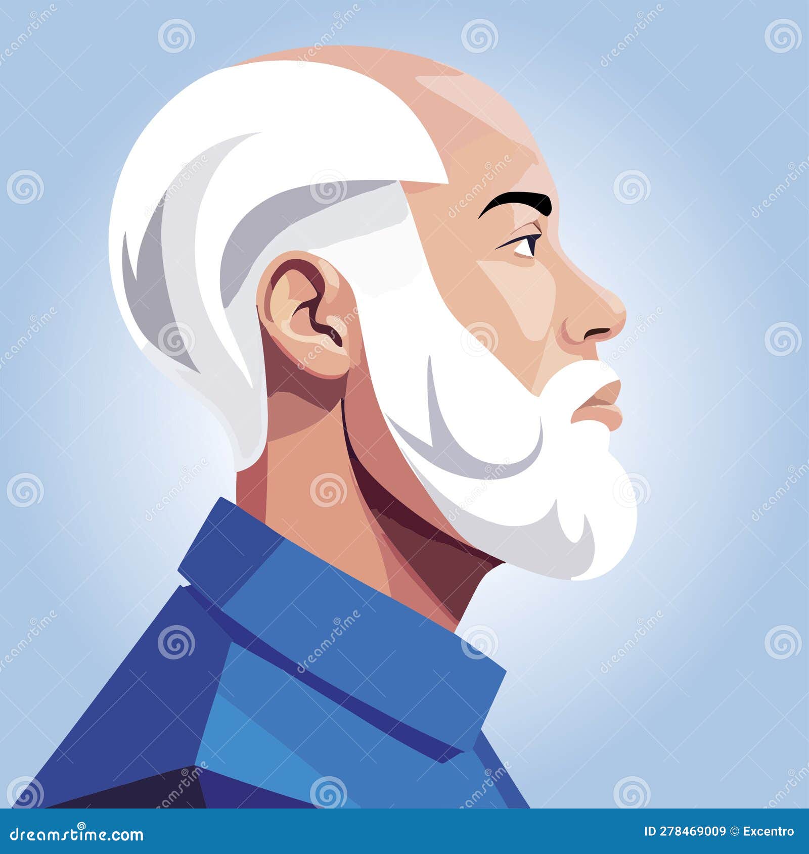 Face man stock vector. Illustration of style, male, barber - 278469009