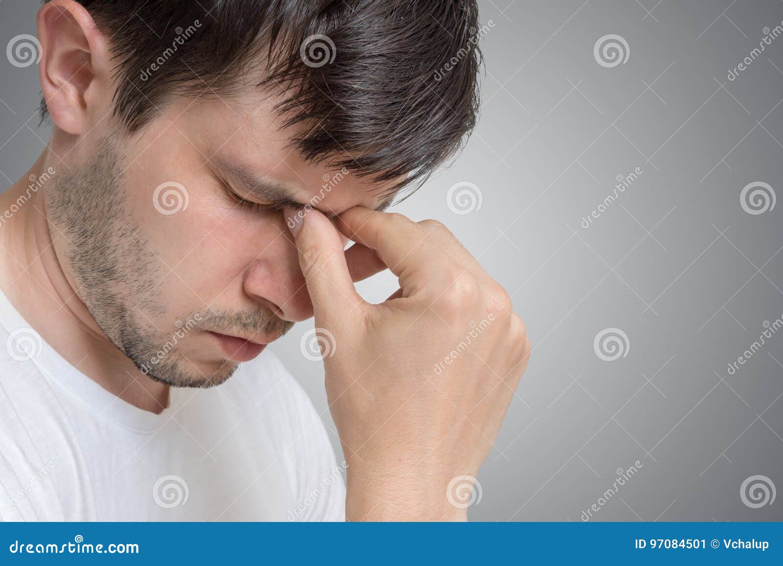 Face of Young Sad and Depressed Man Stock Image - Image of face ...